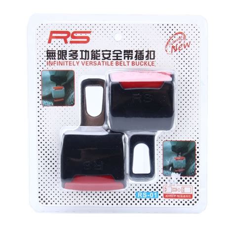 Hebilla De Extensión Universal Para Cinturón De Seguridad De Coche Rs 01 2 Piezas