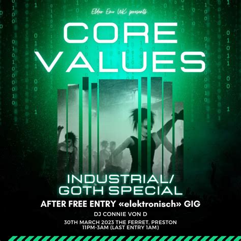 Elder Emo Uk Core Values Free Entry Party After Scaler Gig The