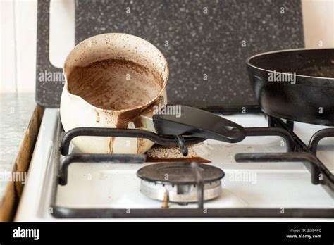 Spilled Coffee Pot