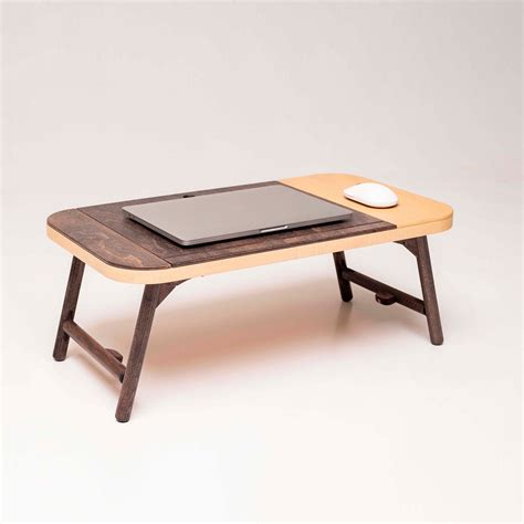 Laptop Table Portable Wood Lap Desk Lap Desk Wood Laptop Etsy