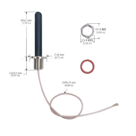 Best Screw Mount 2 4g 2 4ghz Wifi Antena Waterproof Bluetooth Antenna China Best Screw Mount 2