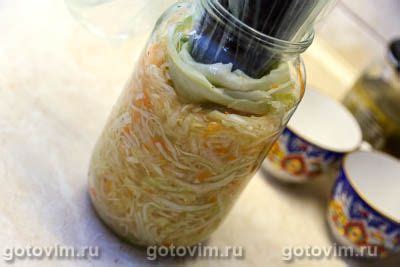 Квашеная капуста с медовой заливкой. Рецепт с фото