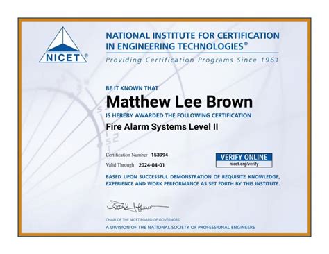 Matthew Brown On Linkedin Proud To Announce My Nicet Ii Certification