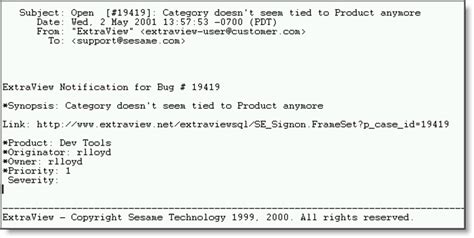 Select Email Format Product Documentation