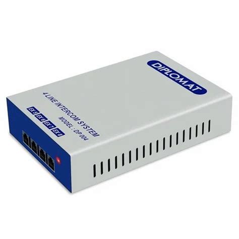 Navkar Systems Diplomat 004 4 Line Epabx System For 4 Line Intercommunication With 4 Beetel