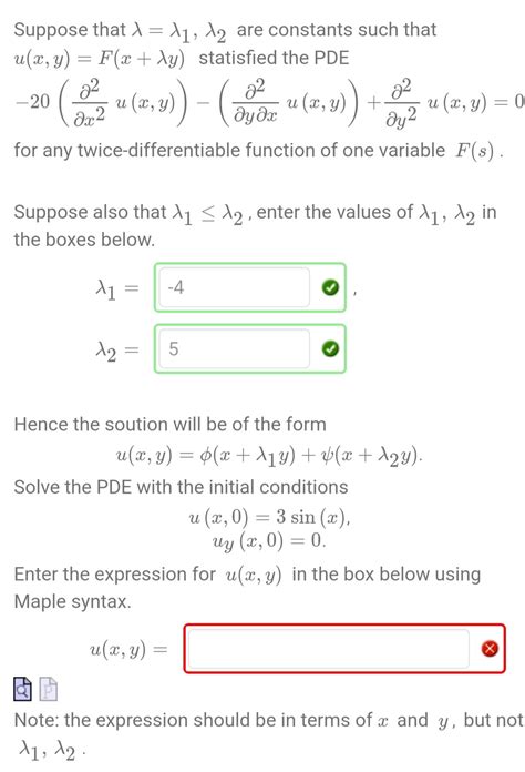 Solved Suppose that λ λ λ are constants such that Chegg com