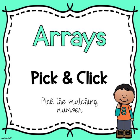 Match The Array Pick And Click Powerpoint Top Teacher