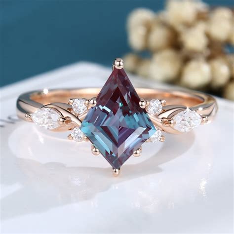 Alexandrite Wedding Ring