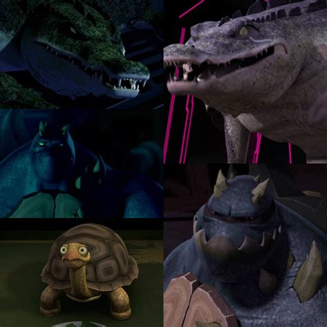 Tmnt 2012 Slash And Leatherhead By Dckakarott On Deviantart