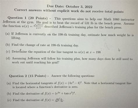 Solved Due Date October 3 2022 Correct Answers Without