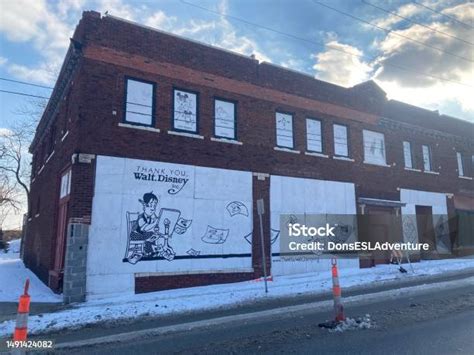 Walt Disneys Former Laughogram Animation Studio In Kansas City Stock