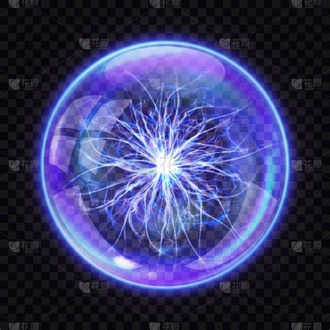 球体电里面巫术暗色一个物体背景分离科学实验边框环境素材 花瓣网