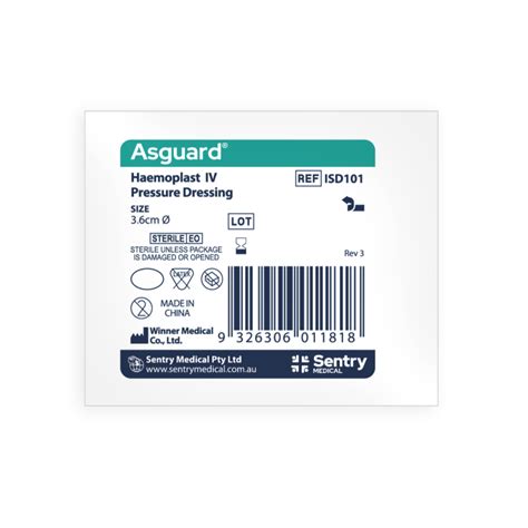 Asguard Haemoplast Iv Pressure Dressing Medisa