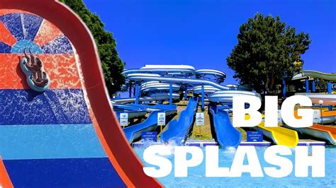 Big Splash Waterpark Vancouver All Waterslides Pov Vancouver British