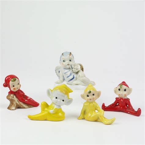 Pixie Party Collection Of Five Elves Pixies Imps Or Sprites Fantasy