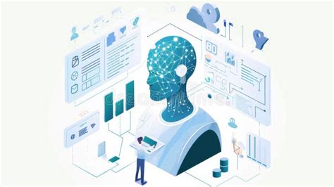 3 illustration of ai text with datadriven insights on a white