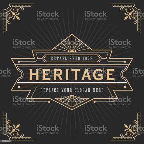 제품을 위한 빈티지 라인 프레임 디자인 아르데코에 대한 스톡 벡터 아트 및 기타 이미지 아르데코 프레임 디자인 요소