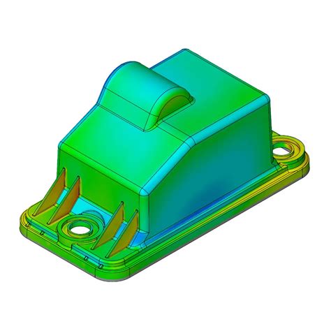Injection Moulded Cover Reverse Engineering And Deviation Analysis 3d Scanning And Reverse