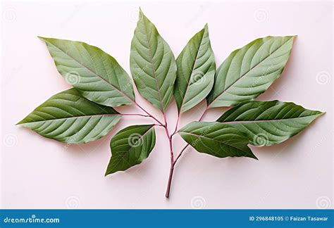 Peony Leaf Outline Drawing Graphic Illustration Coloring Template