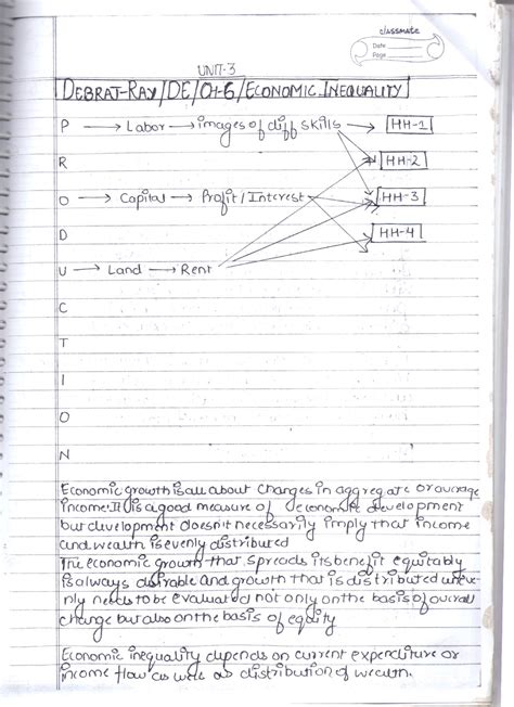 Ch 6 De Inequality Notes Development Economics I Studocu