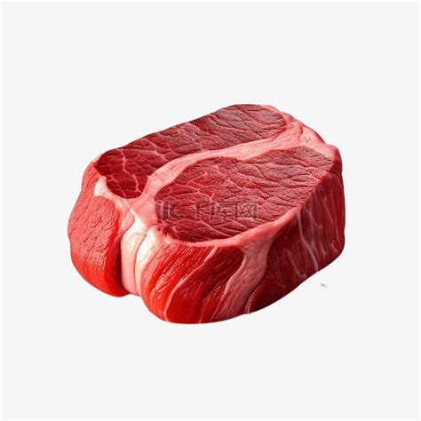 牛肉食物3d卡通素材图片免费下载 千库网