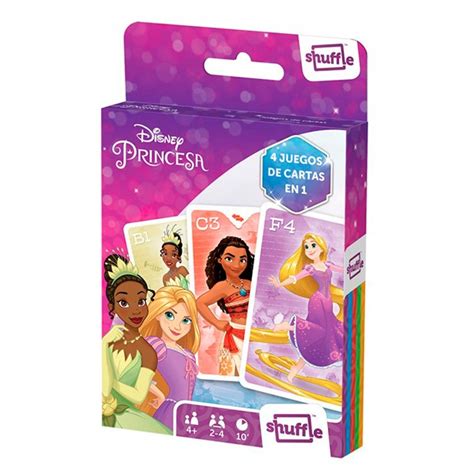 Disney Juego De Cartas Shuffle Princesas Joguiba
