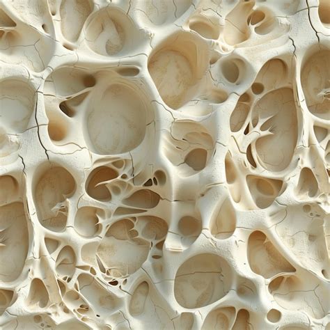 Premium Photo Detailed Bone Structure Texture Tile Pattern
