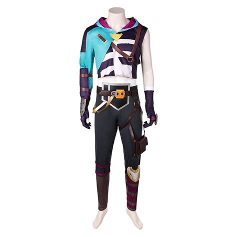 Arcane League Of Legends Ekko Combat Uniform Cosplay Costume Outfits Halloween Costume