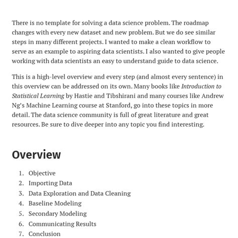 Data Science Workflow Nextjournal