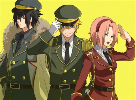 Safebooru 2boys Alternate Costume Belt Black Eyes Black Hair Blonde