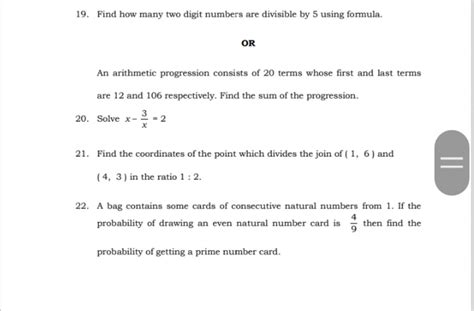 19 Find How Many Two Digit Numbers Are Divisible By 5 Using Formulaor