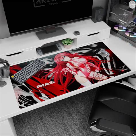 High School Dxd Anime Mouse Pad And Desk Pad Blazing Confidence