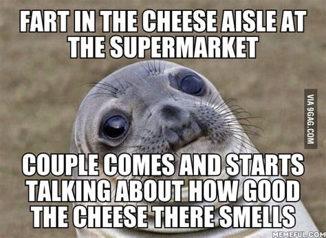 Fart In The Cheese Aisle At The Supermarket Couple Comes And Starts