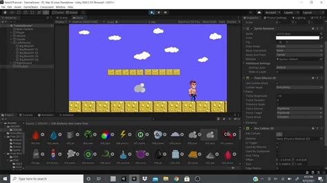 Unitys Platform And Point Effector 2d And Polygon Collider 2d Tutorial Youtube