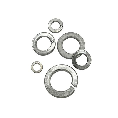 58″ Hi Collar Split Lock Washers Med Carbon Plain Hi Desert Fasteners