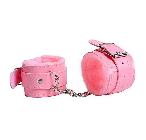 Bdsm Handcuffs Pink Black And Purple Available Restraints Bondage