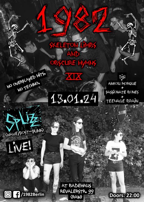 1982 Skeleton Limbs And Obscure Hymns Badehaus Berlin