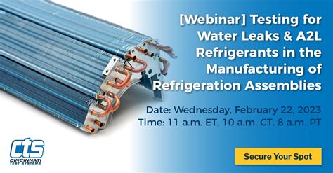 Cincinnati Test Systems On Linkedin Hvac Leak Testing Refrigerant