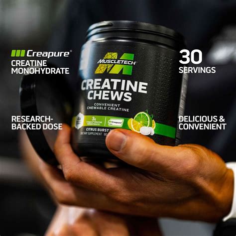 Premium Quality Creatine Chews And Tablets Free Shipping · Muscletech