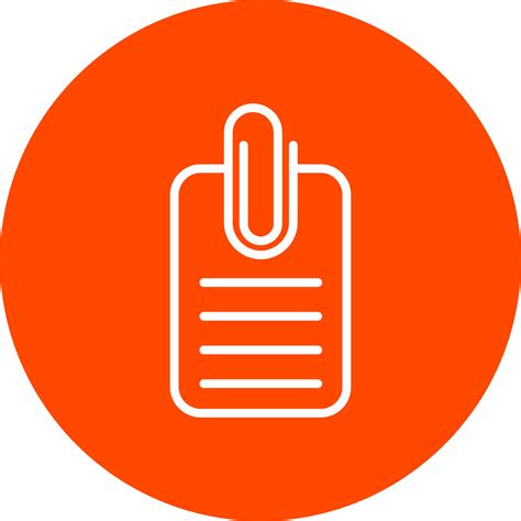 Attachment Vector Icon 16546658 Vector Art At Vecteezy