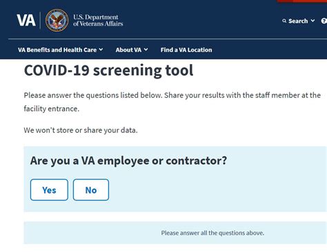 Veterans View Va Launches Covid 19 Screening Tool