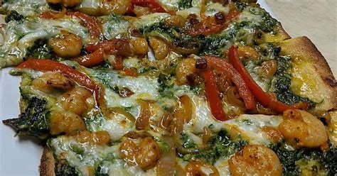 Shrimp Guinchale Sofrito With Pesto Flatbread Album On Imgur