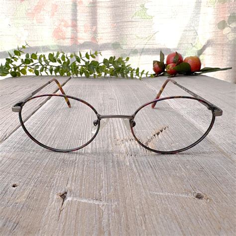 Anodized Rainbow Eyeglass Frames Only Round Eyeglasses Unisexmenwomen Eyewear Deadstock