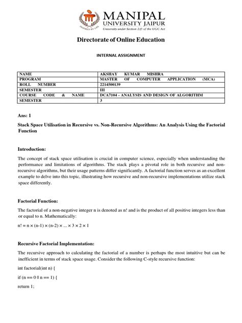 Dca7104 Ada Internal Assignment Pdf
