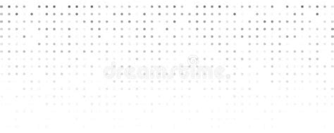 Monochrome Halftone Background With Dots Stock Illustration