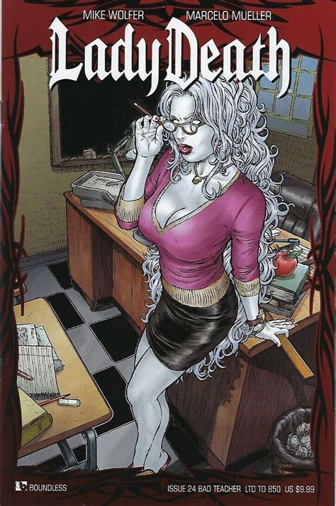 Lady Death 24 Ltd To 850 Juan Jose Ryp Bad Teacher Variant Cover