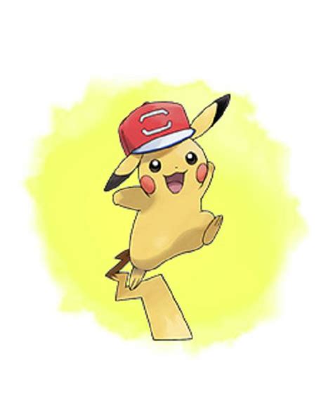 Pokemon Th Movie I Choose You Ash Pikachu Alolan Hat IV EV Trained Pokemon Pikachu