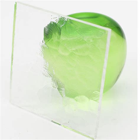 3mm 4mm 5mm Ultra Clear Low Iron Oceanic Pattern Glass