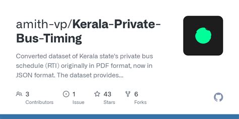 Github Amith Vpkerala Private Bus Timing This Repository Contains A Converted Dataset Of