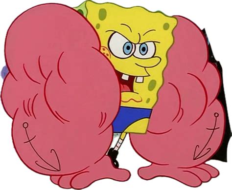 Spongebob With Jerk Big Inflatable Muscles By Saralovesspongebobsm On Deviantart
